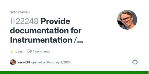 Provide Documentation For Instrumentation Opentelemetry · Dotnet Maui