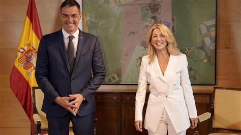 La Reunión Entre Pedro Sánchez Y Yolanda Díaz En Imágenes El