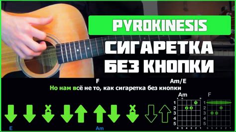 Pyrokinesis Сигаретка без кнопки Разбор песни на гитаре Табы
