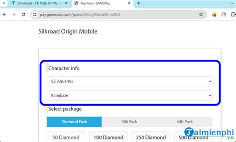 Hướng dẫn cách nạp game Silkroad Origin Mobile chuẩn an toàn nhanh nh