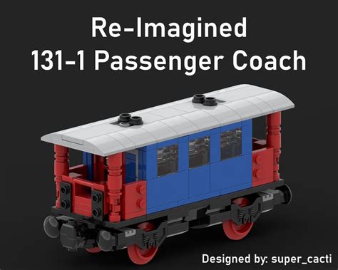 Lego Moc Re Imagined 131 1 Passenger Coach By Supercacti Rebrickable