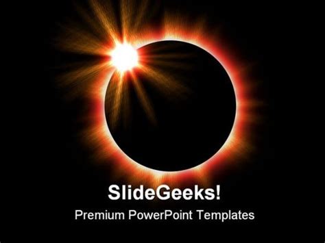 Solar Eclipse Earth PowerPoint Template