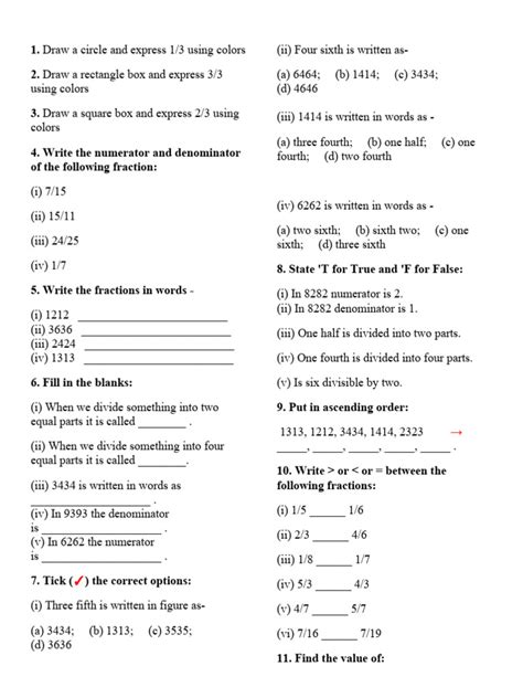 Fraction Intro Pdf Algebra Signal Processing