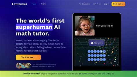 Synthesis Tutor Ai Powered Digital Math Tutor Delivering Adaptive