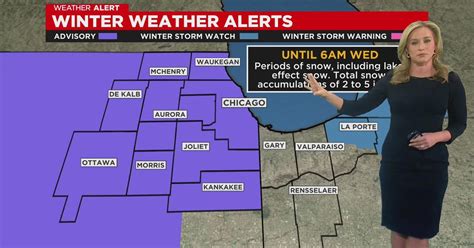 Chicago Weather Alert Morning Snow Causing Slick Commute Winter