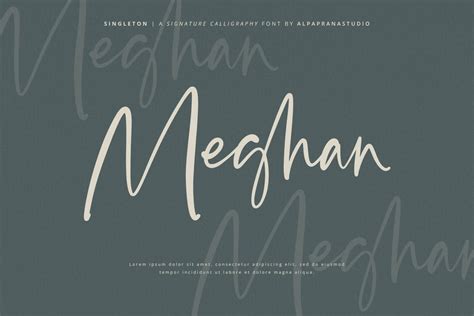 Singleton Signature Font So Fontsy