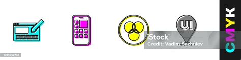 Ui 또는 Ux 디자인 모바일 앱 Rgb 및 Cmyk 색상 혼합 및 아이콘을 설정합니다 벡터 Cmyk에 대한 스톡 벡터 아트 및 기타 이미지 Istock