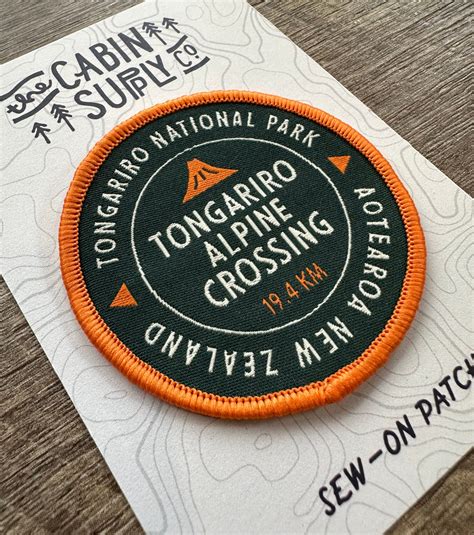 Tongariro Crossing Patch The Cabin Supply Co
