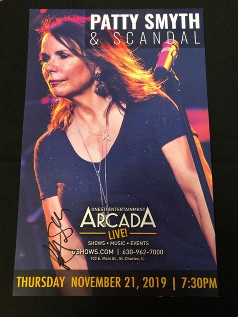 Patty Smyth Scandal Poster Signed Rockstock Store