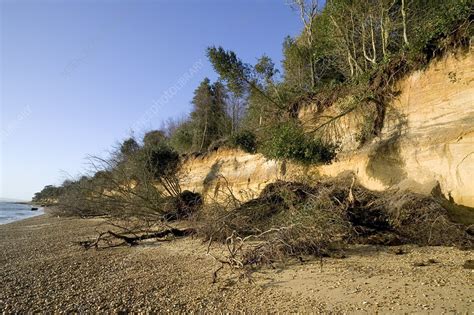 Coastal Erosion Stock Image E285 0111 Science Photo Library