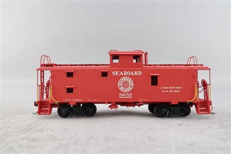 Ho Brass Model Omi 1149 Scl Seaboard Coast Line Steel Caboose 5657 Custom 1982 Run Ajin