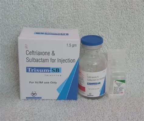 Ansum Healthcare Ceftriaxone And Sulbactam Injection 1 5gm At ₹ 30