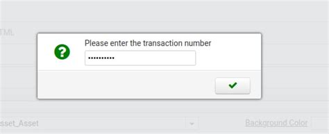 NF10 Ask For Secret Input Within Process IDempiere En