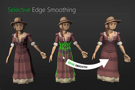 Mesh Smoother Selective Edge Smoothing Community Showcases Unity