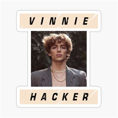 Vinnie Hacker Sticker By Tdhouse Redbubble