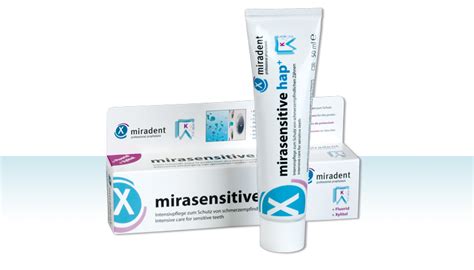 Schutz für schmerz-empfindliche Zähnemirasensitive hap+® - Hager ...