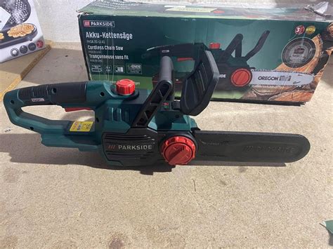Lidl Parkside Cordless Chainsaw Pksa Li A Review Off