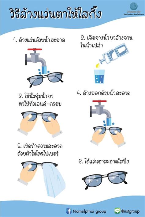 การทำความสะอาดแว่นง่ายๆ ร้านแว่นตาเดอะโฟกัส สาขาระยอง