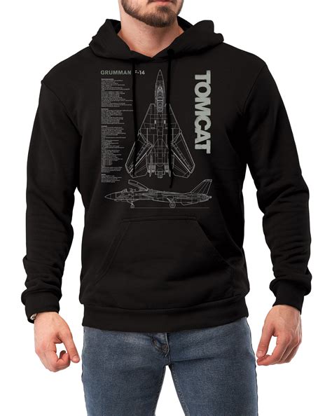 Grumman F 14 Tomcat Hoodie Flyingraphics