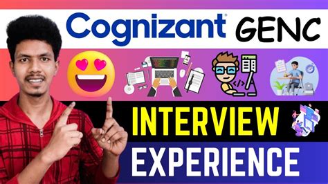 Cognizant Genc Interview Experience Of Fresher Tamil Sharmilan
