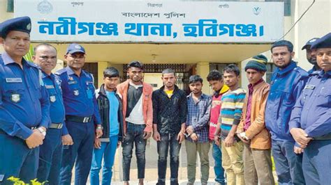 হবিগঞ্জে যাত্রীবেশে অটোরিকশা ছিনতাই গ্রেপ্তার ৭