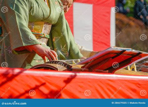 Kotos Concert Japanese Culture Stock Image Image Of Wakoto Ichigen