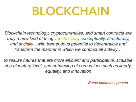 Blockchain Decentralised World Ppt