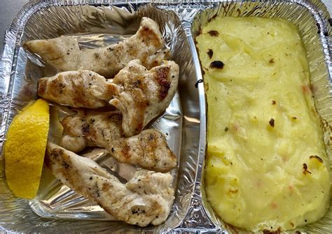 Пилешки бон филенца на скара 2 гарнитури Пицария Джорджо