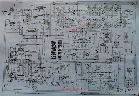inverter circuit diagram using mosfet