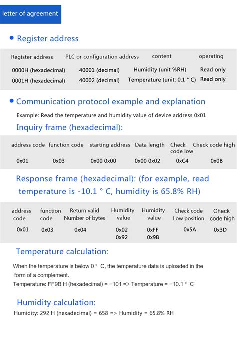 RS Temperature Humidity Transmitter Renke Sensor
