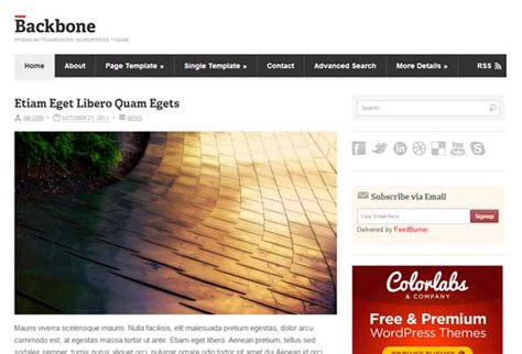 Free Responsive Blank Wordpress Themes Designmaz