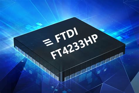 FTDI Launches Dual Quad Channel USB To UART MPSSE Bridge ICs With