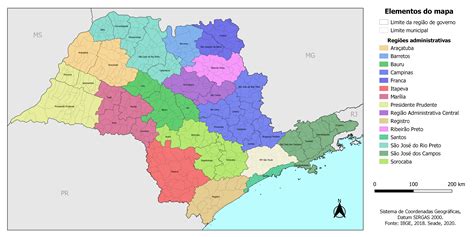 Mapa Politico De Sao Paulo Fdplearn