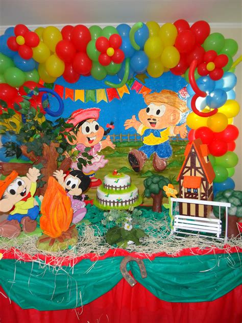 Maravilha Festas Infantis Turma Da Mônica Festa Junina