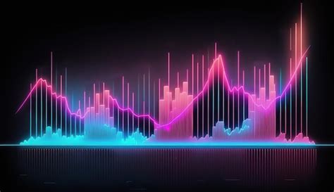 Premium Ai Image Generative Ai Stock Market Chart Lines Financial