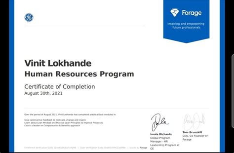 Vinit Lokhande On Linkedin Generalelectric Humanresourcesmanagement