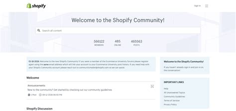 Introducing Shopify Community An Enhanced Forums Experience Shopify