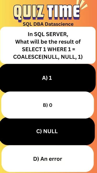 Sql Coalesce Function Interview Question With Example Youtube