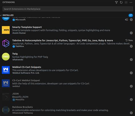 CS Cart VS Code Snippet Extension Webkul Blog