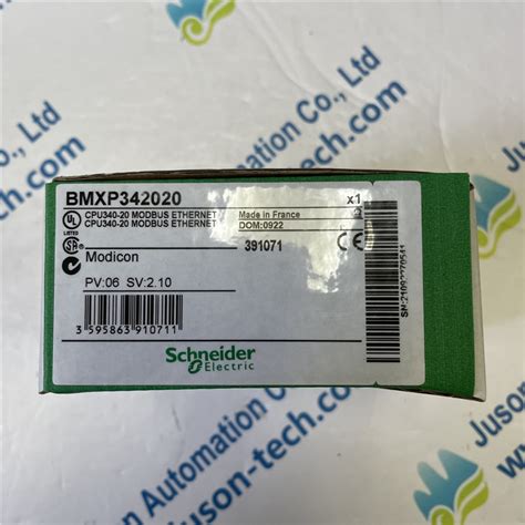 Schneider Processor Module Bmxp342020 Processor Module Modicon M340 Automation Platform Max