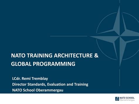 Nato Training Architecture Pptx