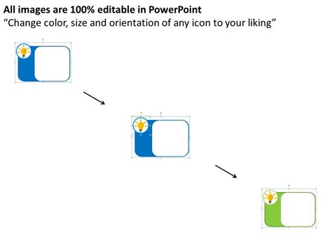 Bulb With Text Box For Idea Generation Flat Powerpoint Design Template Presentation Sample