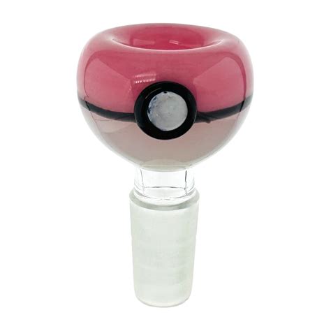 14mm Flower Bowl Pink Poke Ball Bong Bowl Piece