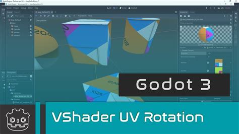 Godot 3 Visual Shaders And Uv Rotation Youtube