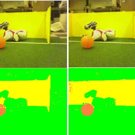 Resulting Color Segmentation Using Unweighted Left And Weighted