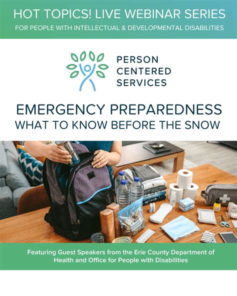 Hot Topics “emergency Preparedness” Person Centered Services
