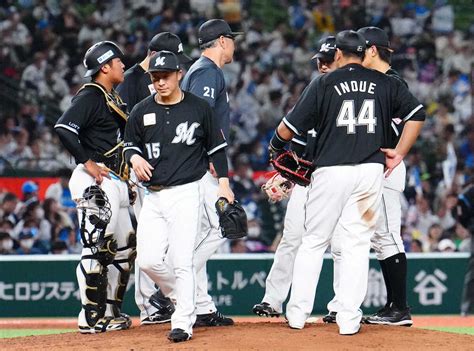【プロ野球】ロッテ吉井監督「1回飛ばして調整して、また次に臨んでもらう」 美馬の再調整方針示す ギズモ★