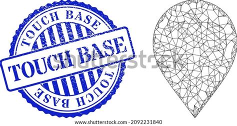 Vector Network Map Marker Framework Touch Stock Vector Royalty Free