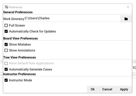 Preferences Menu Spacing Issue Bram Hub Legup Github