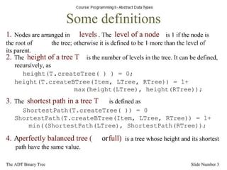 Binary Tree Adt Jkkgnnnnsjkwnbwb16562 Pptx